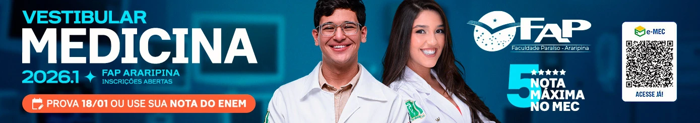 Página Inicial - Faculdade Paraíso Araripina - Vestibular 2025